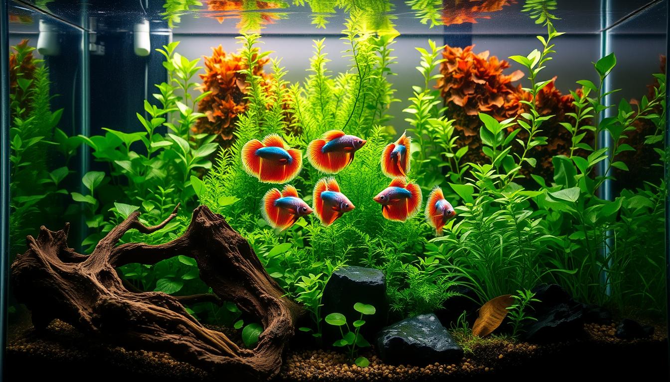 Caring for a Female Betta Fish Sorority Tank