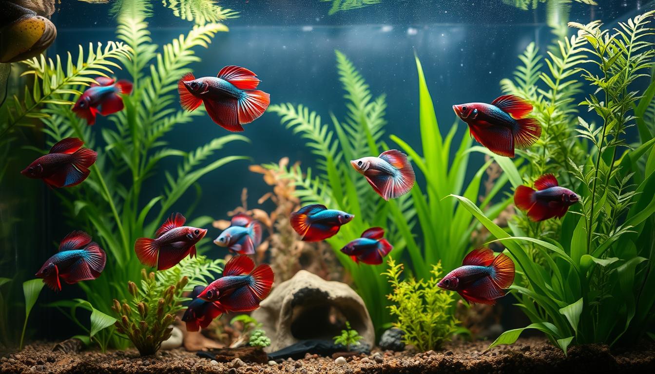Caring for a Female Betta Fish Sorority Tank
